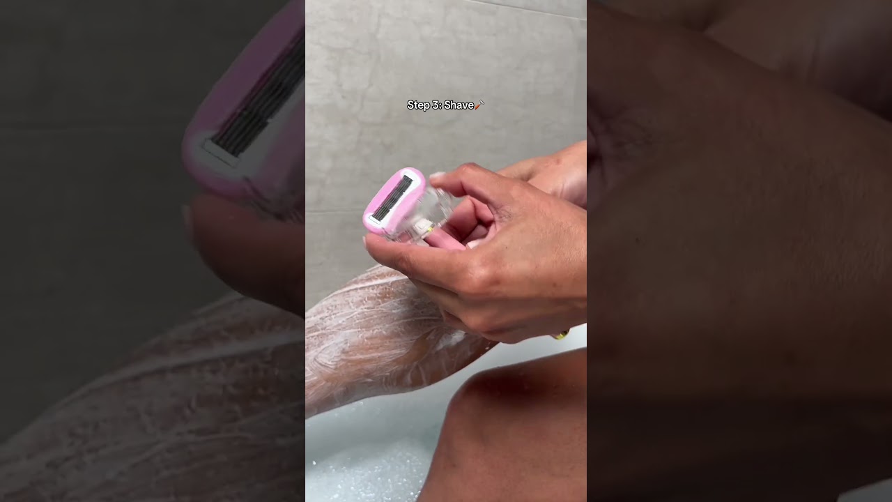 ASMR PRICKLY LEG SHAVE #shortsvideo #oddlysatisfying #asmr #asmrsounds #legs #shaveroutine