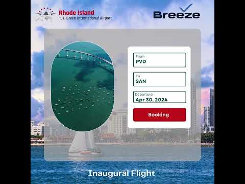 Breeze Airways starts new San Diego service from PVD!
