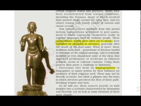 12th History Chapter 6 Bhakti-Sufi Traditions; Bhaktism; Sufism Video ...