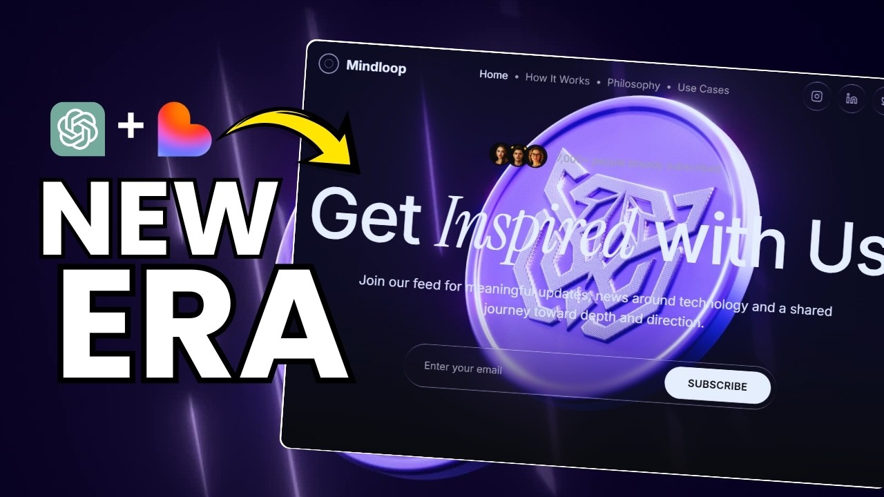 Build a $10K Apple-Style AI Website with Insane Animations (Mindloop)