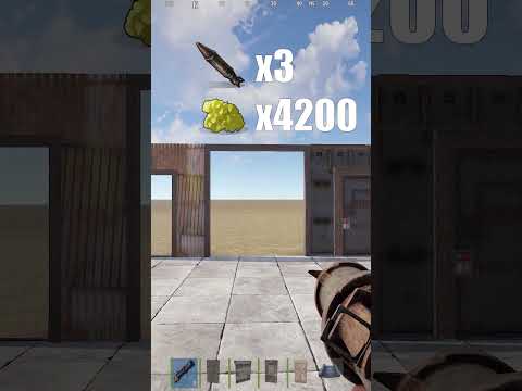 How Much Rockets For Each Door #rust #basebuilding #rusttutorial