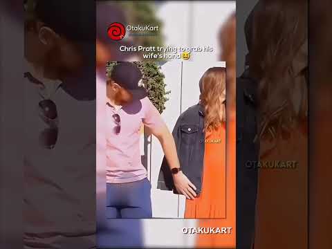 Chris Pratt trying to grab his wife's hand 😂 #chrispratt #shorts