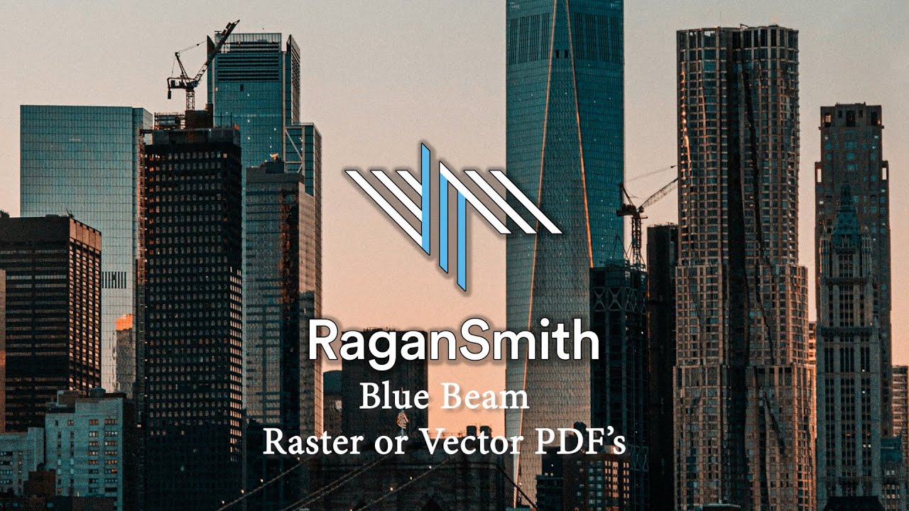 1- Blue Beam - Differences in PDF's  - Raster or Vector