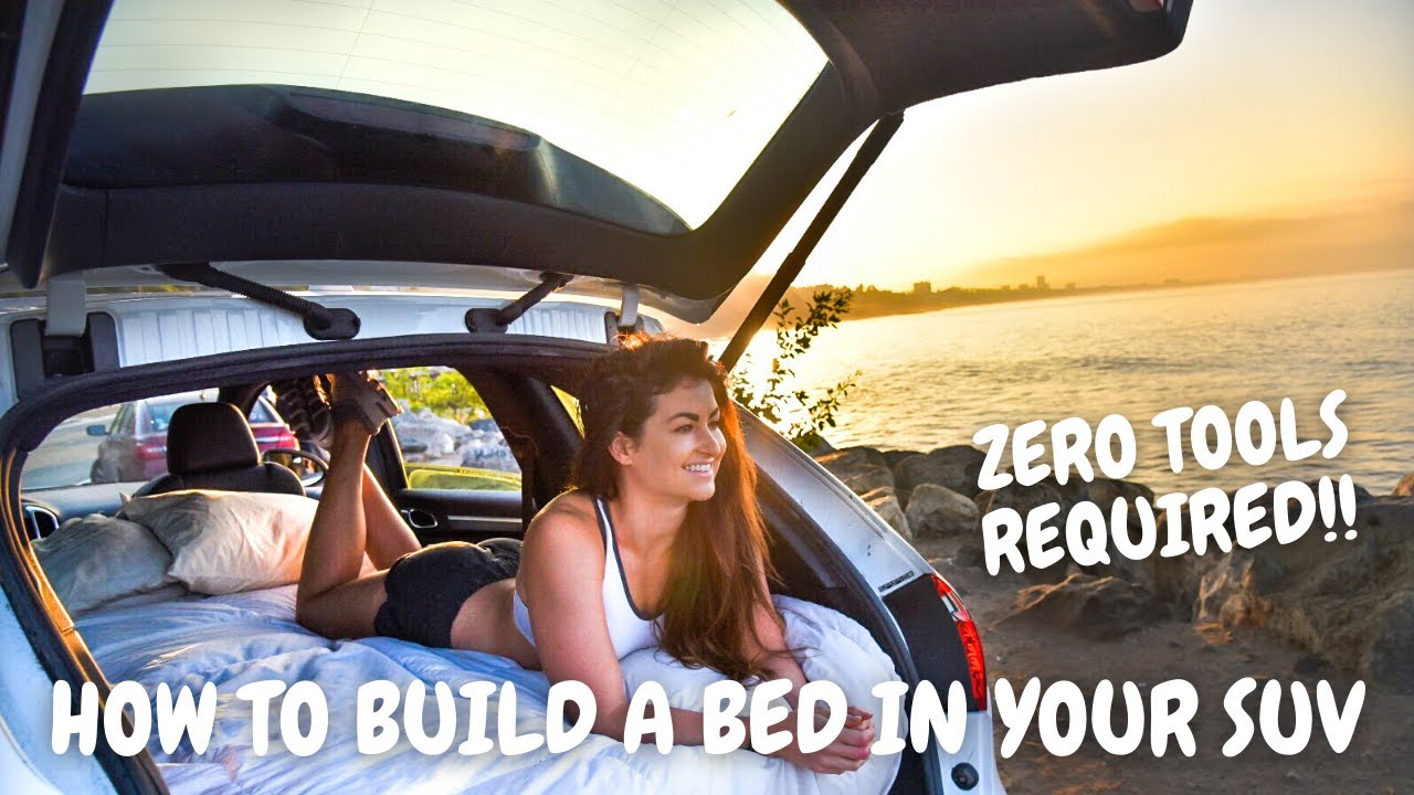 EASIEST DIY SUV BED: NO TOOLS, 1 HOUR, SUPER CHEAP+ DIY Bug Screens!