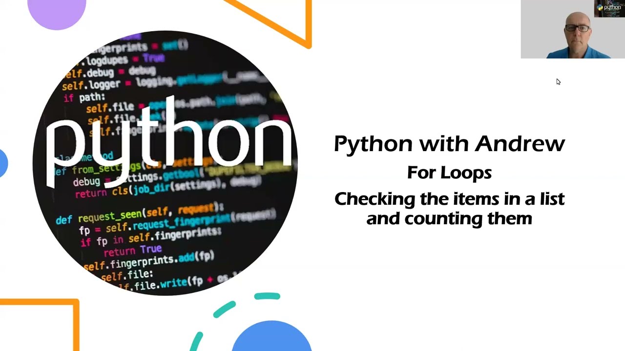 Python For Loop 5 - Checking items in a list
