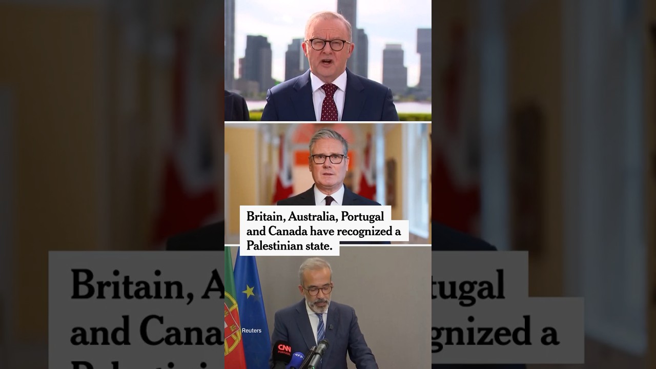 U.S. Allies Formally Recognize a Palestinian State