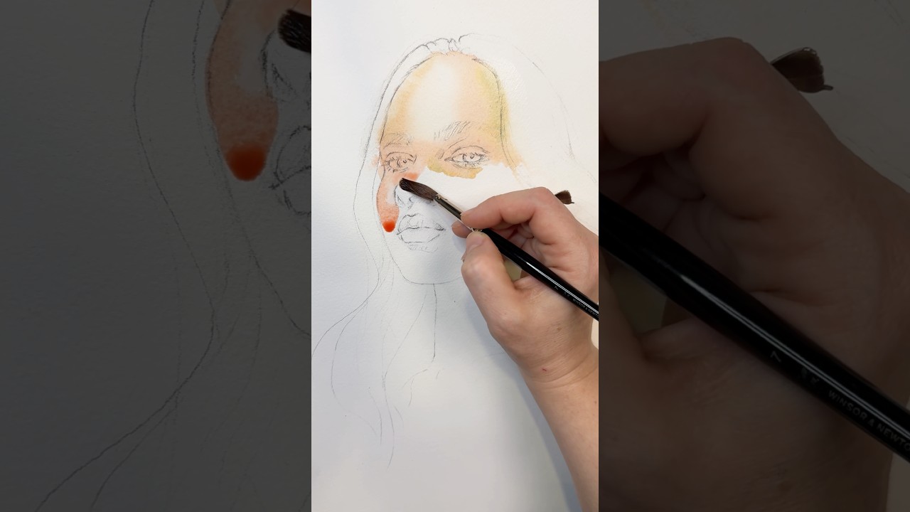 Watercolor Portraits: The Secret to a Perfect First Wash