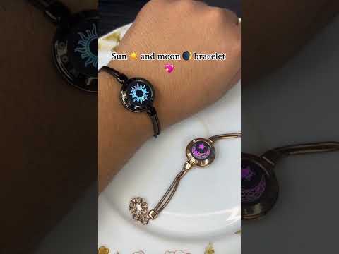 Sun and moon bracelet 💖 #bracelets #relationship #couple #viralshort #fyp