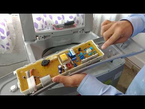 Como quitar la targeta logica de LG turbo drum L poderoso