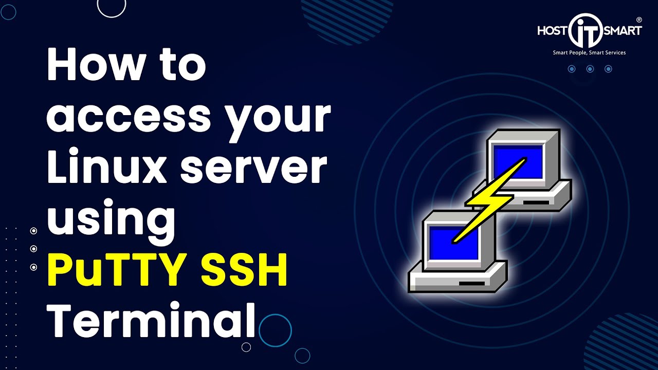 How To Access Your Linux Server Using PuTTY SSH Terminal | Host IT Smart Tutorials