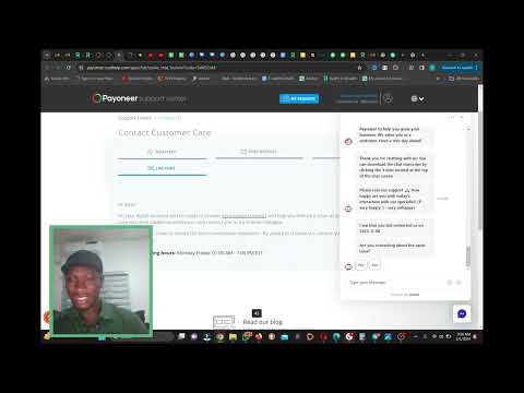 How To Contact Payoneer Customer Support Through Live Chat - Resolve Payoneer Account Issues