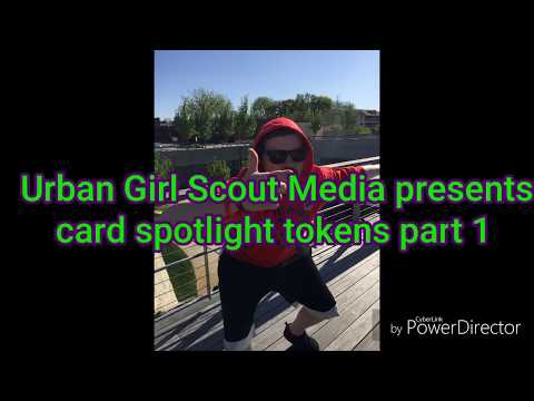 Urban Girl Scout Media Card Spotlight Tokens Part 1