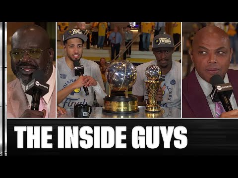 Haliburton & Siakam Join Inside After Winning The Eastern Conference Championship ???? | NBA on TNT