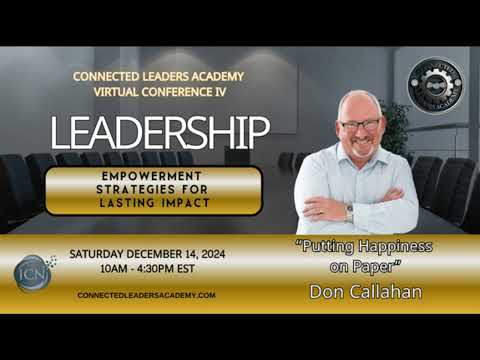 Putting Happiness on Paper - Don Callahan