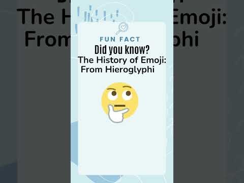 The History of Emoji: From Hieroglyphics to Emoticons #FunFacts #EmojiHistory #DigitalCulture