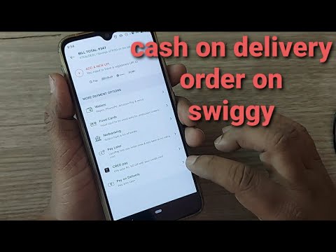 how to order on swiggy and pay by cash | cash on delivery order on swiggy | #swiggy #cod