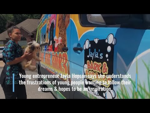 Digital Original: Young entrepreneur opens mobile dog grooming business