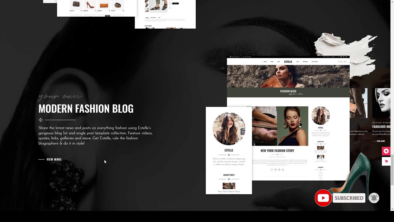 Asahina - Fashion and Modelling Agency Theme