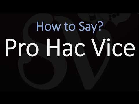 How to Pronounce Pro Hac Vice? (CORRECTLY) Meaning & Pronunciation