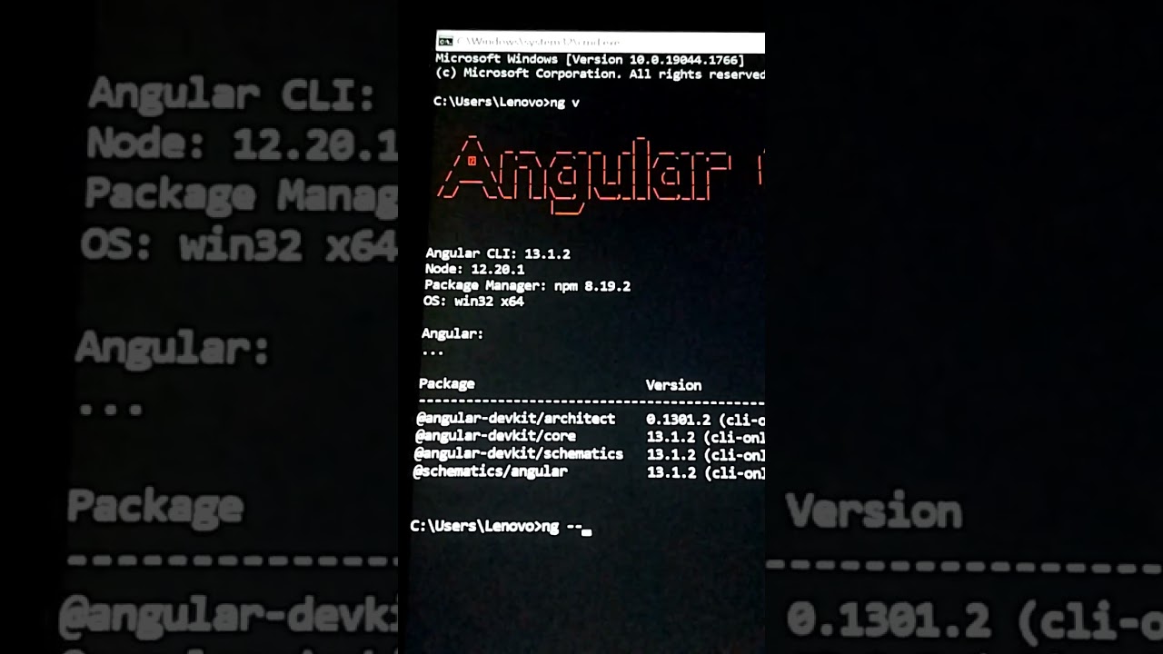 How to check angular CLI version in your PC 🔥 #angular #angularcli #version