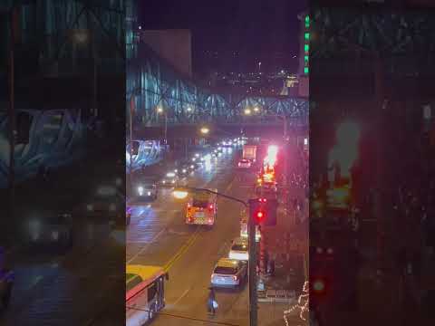 Grand Rapids Rescue CO. 3 responding to something #shorts #grandrapidsmichigan #firedepartment