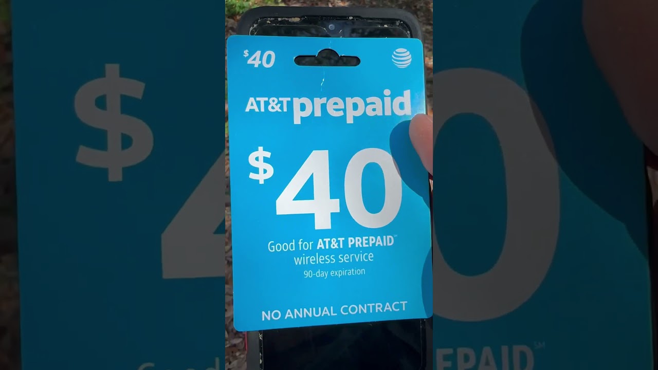 Buying AT&T prepaid cards from Walmart
