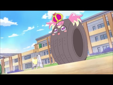 Wonderful Precure - Cure Wonderful transforms into Tire