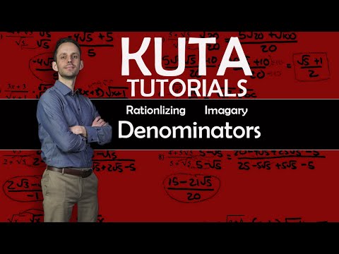 Kuta Tutorials: rationalizing imaginary denominators