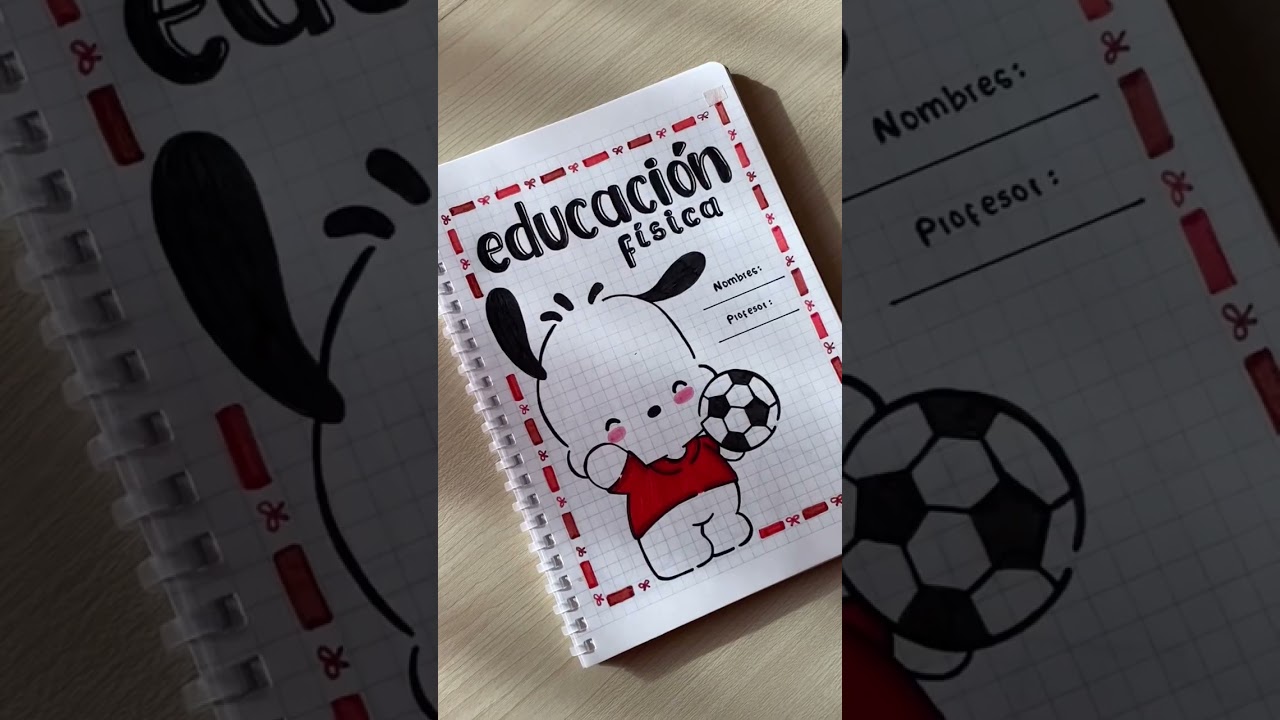 Ideas de portadas escolares #pochacco #portadas #portadasbonitas #study #studygram #studymotivation