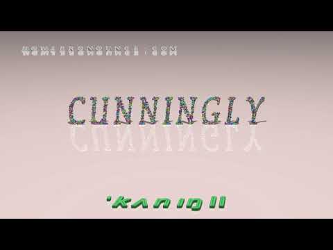 cunningly - pronunciation + Examples in sentences and phrases