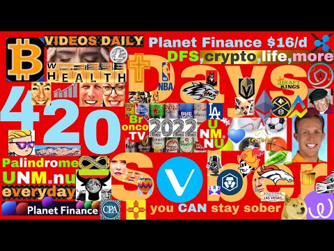 UNM.NU Planet Finance $16 per day University Mercy New Money 420 Days Sober #crypto #DFS #life #UNM