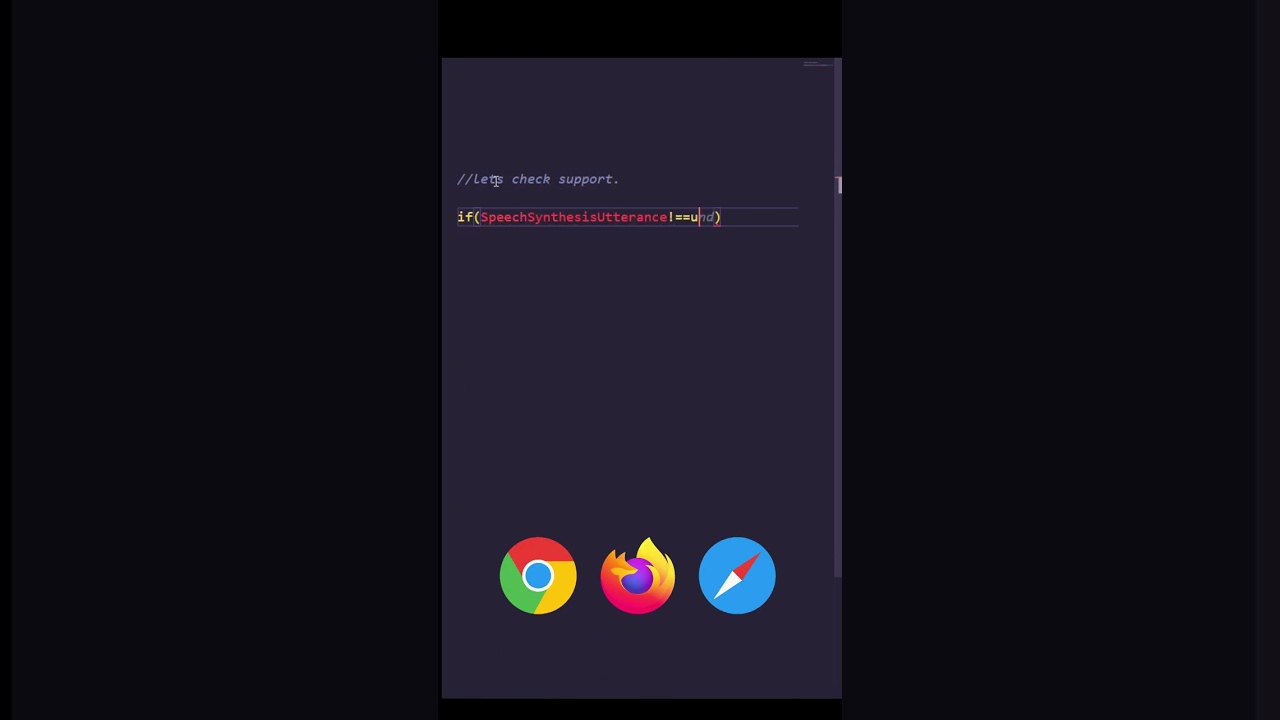 Text To Speech In 3 Lines of JavaScript