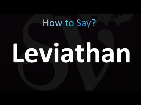How to Pronounce Leviathan (Bible)