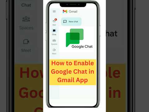 How to Enable Google Chat in Gmail App | #shorts