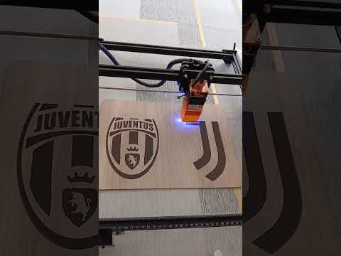 JUVENTUS FOOTBALL CLUB TORINO LOGO ENGRAVING #AMBLEM #newlogodesign #laserengraving