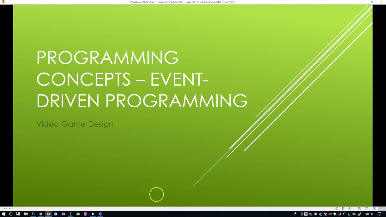 Programming Concepts - Event-Driven Programming