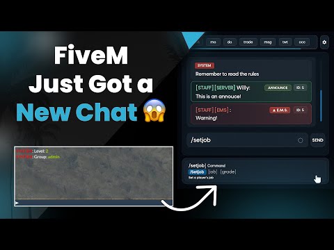 The NEW FiveM Chat Everyone Will Want | Sleek Chat V2! | ESX/QB