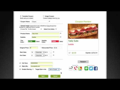 New Coupon Tutorial
