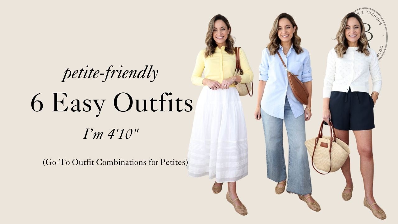 Simple Spring Outfit Ideas for Petites | 6 Easy Looks