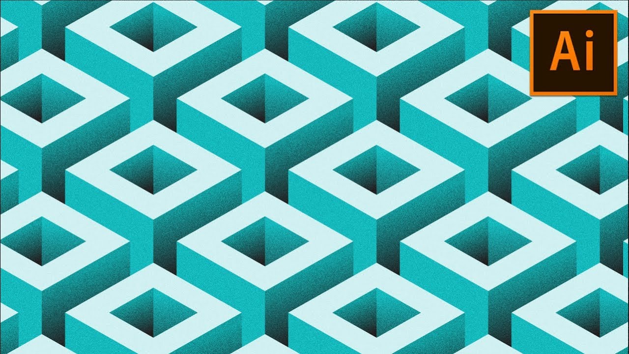 Vector Geometric Background in Illustrator | Adobe Illustrator Tutorial