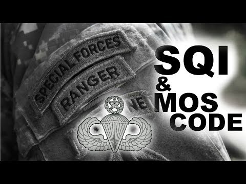 Special Qualification Identifier (SQI) & MOSC Explained