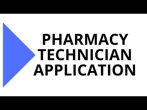 TUTORIAL - Initial Pharmacy Technician Application