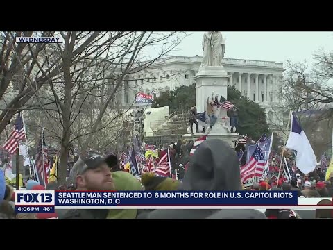 Seattle man sentenced for involvement in Capitol riot | FOX 13 News