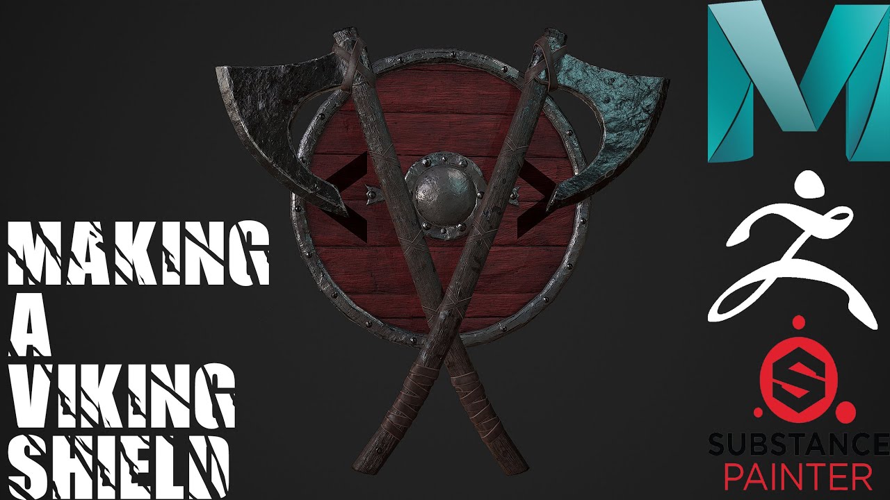 Making A Game Ready Viking Shield