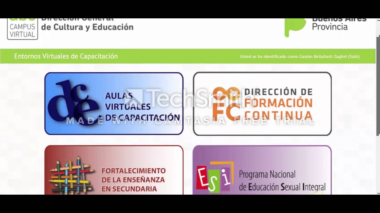 Video tutorial 1 Ingreso Campus ABC