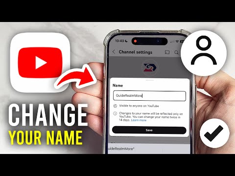 How To Change YouTube Channel Name On Mobile - Full Guide