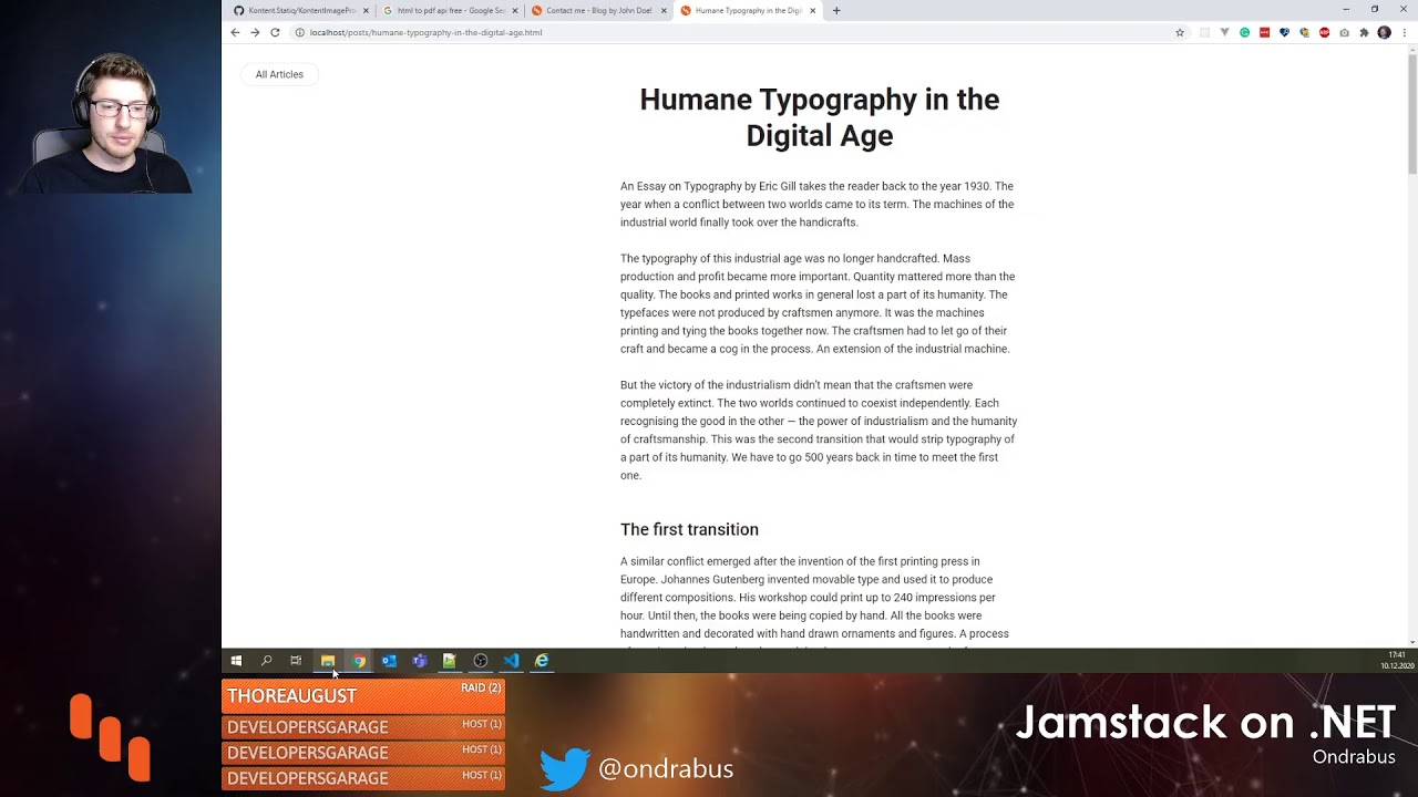 Jamstack and .NET: Generating PDFs using external API