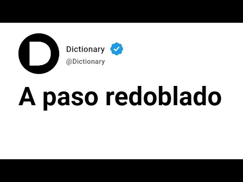 A paso redoblado Meaning In English
