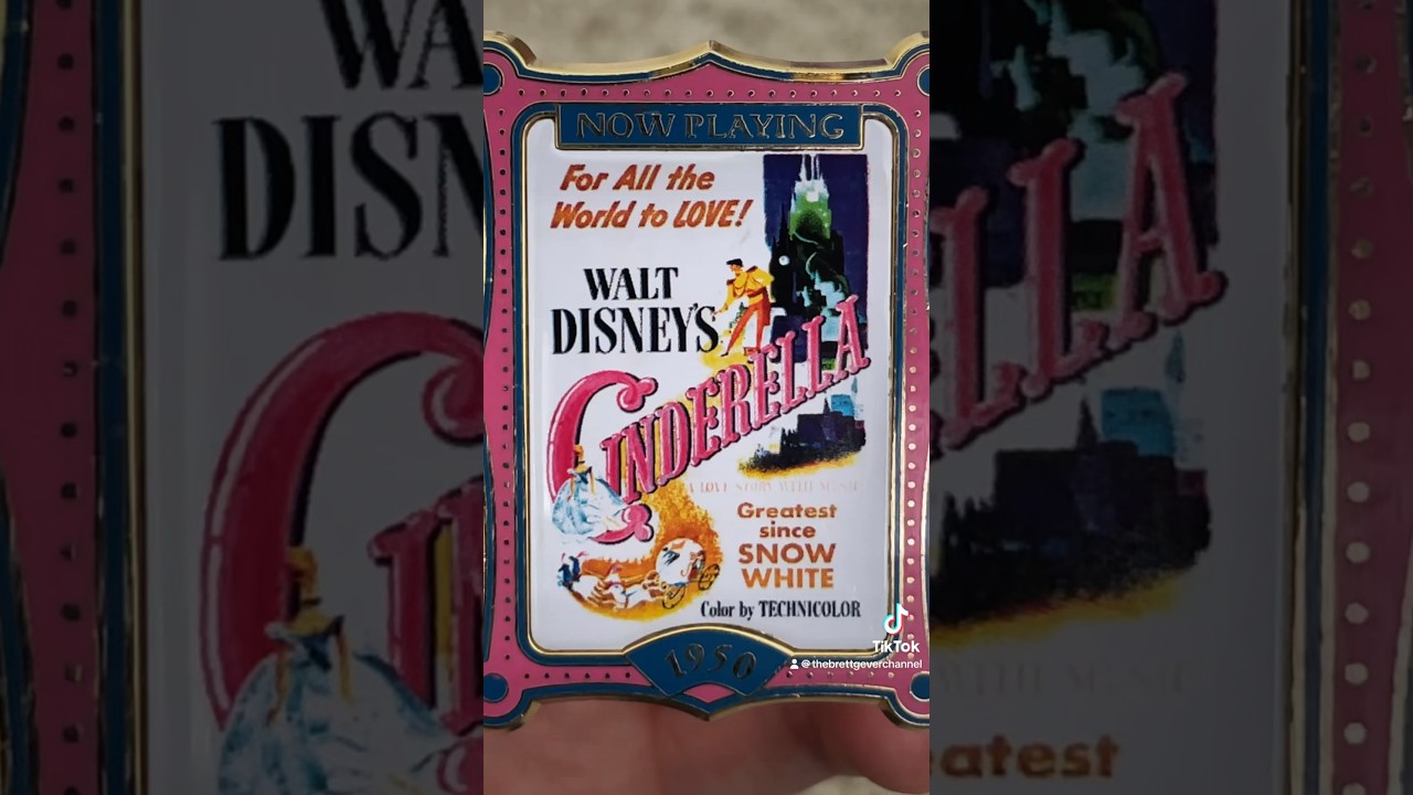 Cinderella movie poster 1950 #disneypins #cinderella #movieposter #disney #animation #1950s