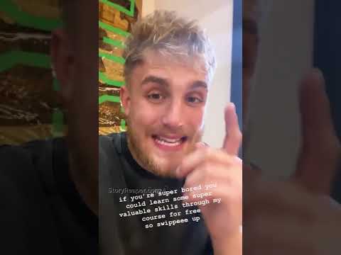 Jake Paul Instagram Stories Week of Apr 12 2020